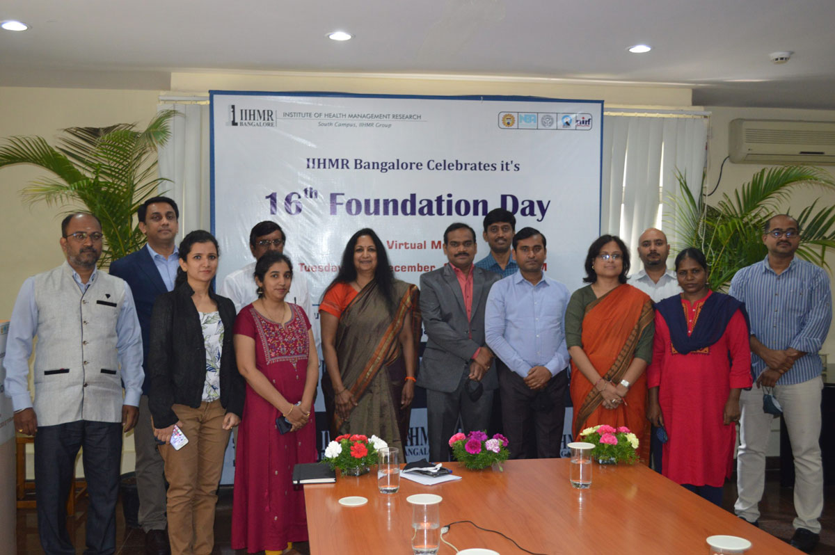 16th Foundation Day – IIHMR Bangalore - Home | IIHMR Bangalore | Best ...
