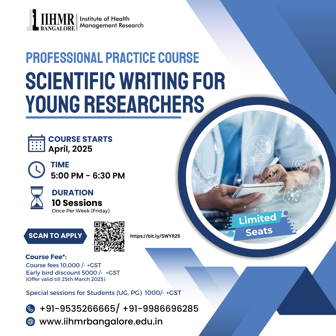 Workshops at IIHMR Bangalore: Interactive Healthcare Learn